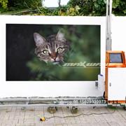 China CMYK UV Wall Printer Machine With Double Epson Heads for sale
