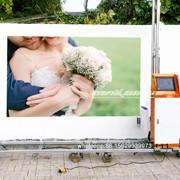 China AC230V 2100mm Height CYMKW Wall Picture Printer for sale