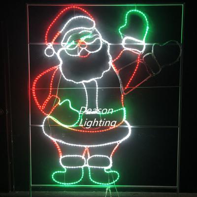 China christmas santa decoration lights for sale