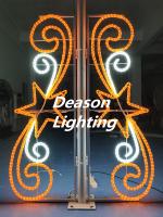 China Outdoor Christmas Pole Lights 30W 1.6m LED Street Hanging Decor IP65 for sale