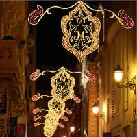 China outdoor decorative cross street motif light for sale
