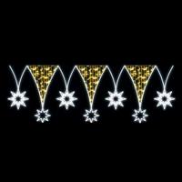China cross street led 2d motif light decoration for sale