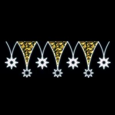 China cross street led 2d motif light decoration for sale