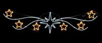 China christmas star motif across street decorations for sale