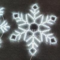 China LED Lighted Snowflake Decoration 80cm IP65 Outdoor Christmas Light 110V-240V for sale