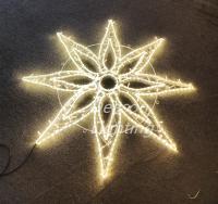 China Giant LED Snowflake Decoration 120cm 110V-240V Outdoor Holiday Light for sale