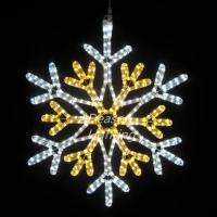 China Christmas Snowflake LED Decoration 80cm IP65 Outdoor Holiday Light 110V-240V for sale