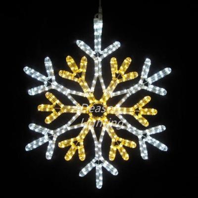 China Christmas Snowflake LED Decoration 80cm IP65 Outdoor Holiday Light 110V-240V for sale