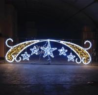China Christmas LED Street Decoration Light 100W 3.5m Length IP65 Waterproof for sale