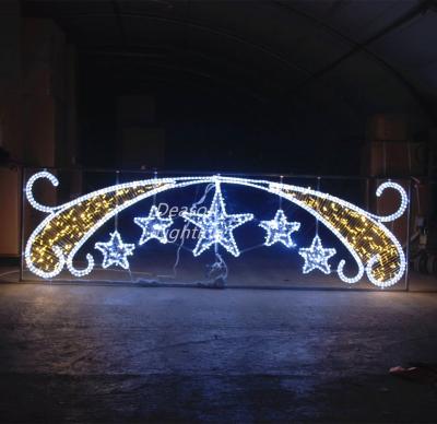 China Christmas LED Street Decoration Light 100W 3.5m Length IP65 Waterproof for sale