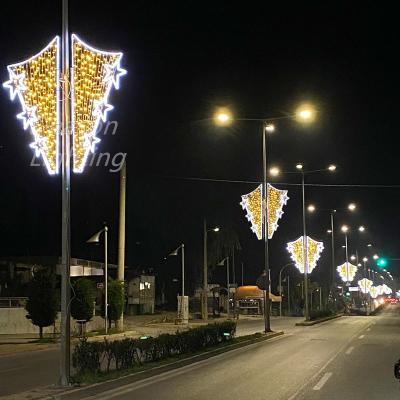 China christmas decoration light on pole for sale