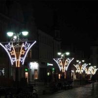 China commercial decorations pole motif led street light for sale