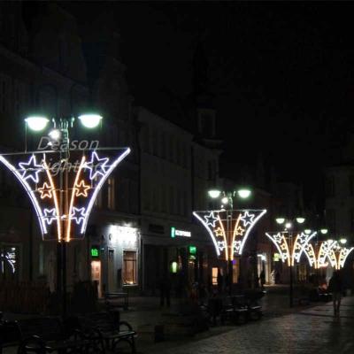 China commercial decorations pole motif led street light for sale
