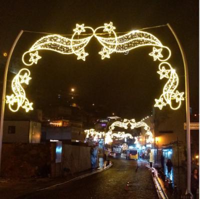 China Outdoor Christmas Street Decoration 100W LED Motif Light 4m x 1m IP65 Waterproof for sale