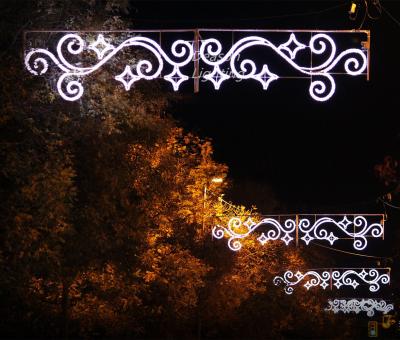 China Christmas motif lights outdoor decoration street for sale