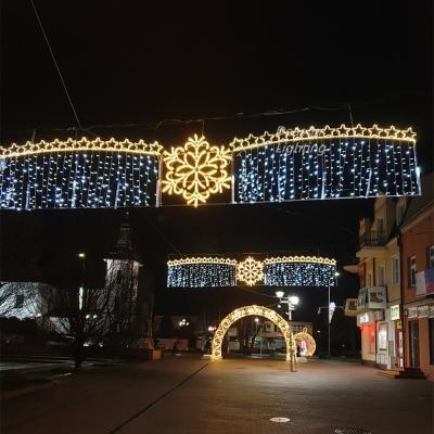 China Customizable Street Christmas Lights Decoration 100W 6m x 1.1m IP65 Waterproof for sale