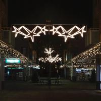 China christmas star lights decoration street for sale