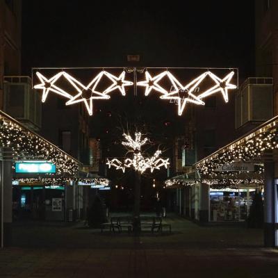China christmas star lights decoration street for sale