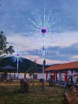 China Outdoor LED Firework Light 3m-7.5m Height IP65 Waterproof Holiday Decoration for sale