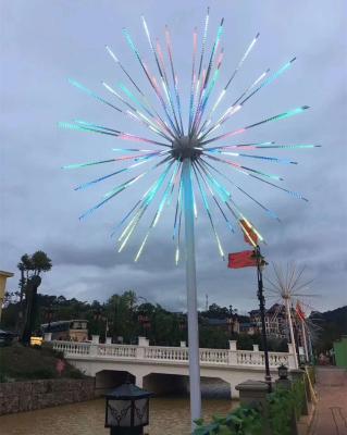 China Outdoor LED Firework Light Christmas Decoration 3m 4.5m 6m 7.5m IP65 Waterproof for sale