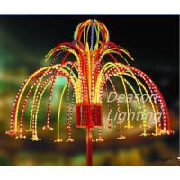 China LED Firework Light 3m 5m Holiday Decoration Street Light IP65 110V-240V for sale