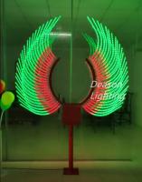 China Angel Wings LED Firework Lights 2.5m Height 48 Tubes IP65 Outdoor Christmas Decoration for sale