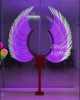 China Angel Wings LED Firework Lights 2.5m Height 48 Tubes IP65 Outdoor Christmas Decoration for sale