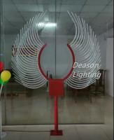 China Angel Wings LED Firework Lights 2.5m Height 48 Tubes IP65 Outdoor Christmas Decoration for sale