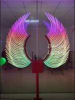 China Angel Wings LED Firework Lights 2.5m Height 48 Tubes IP65 Outdoor Christmas Decoration for sale