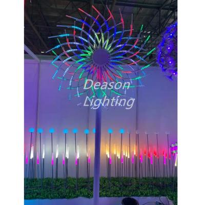 China LED Firework Light 3m 48pcs Multicolor Outdoor Holiday Decoration IP65 Waterproof for sale