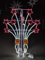 China commercial christmas pole decorations led for sale