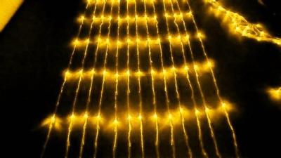 China CE RoHS Outdoor LED Waterfall Light 2160 LEDs 6M Width 110-240V for sale