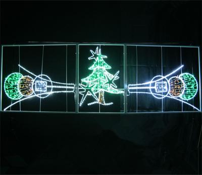 China Christmas Decor Street Lamp 100W LED Outdoor Holiday Light 5m x 1.6m Customizable for sale