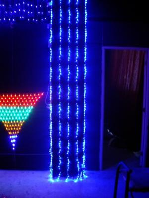 China Waterfall LED Lights 1200 LEDs 2Mx6M Outdoor Fairy String Lights 110-240V 8 Modes for sale
