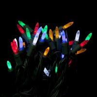 China M5 LED Christmas String Lights 100 Bulbs 17ft Multicolor Outdoor Decoration IP65 for sale
