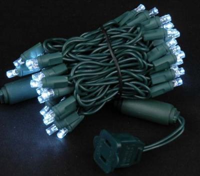 China 5mm LED Christmas String Lights 100 Bulbs 17ft 120V Multi Color Outdoor Decoration for sale