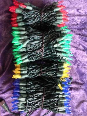 China M5 LED Christmas String Lights 100 Bulbs 17ft IP65 Outdoor Holiday Decoration for sale