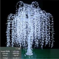 China Outdoor LED Willow Tree Light 2.5m Height 5400 LEDs IP65 for Garden Park Decoration for sale