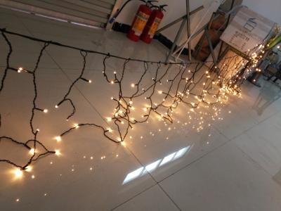 China LED Icicle Light Curtain 5m 250 LEDs IP44 Outdoor Christmas Decoration 110-240V for sale