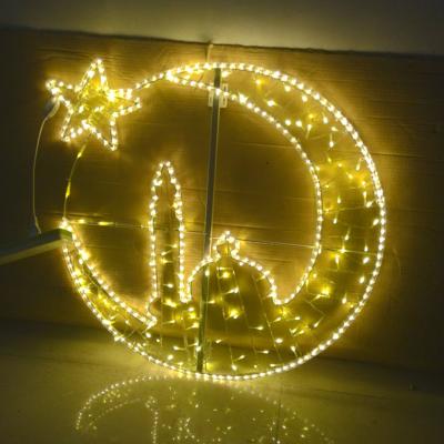 China LED Star and Moon Lights 20W 0.8m IP65 Waterproof Decorative Garden Light for sale