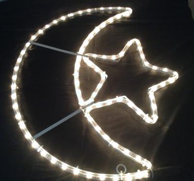 China LED Ramadan Moon and Star Decorative Lights 10W 0.5m-0.8m IP65 Waterproof for sale