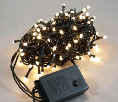 China LED Christmas String Lights 10m 100 LEDs 8 Function Controller IP44 Outdoor for sale