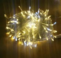 China LED Christmas String Lights 100 LEDs 10m Outdoor IP44 5W Static and Twinkle for sale