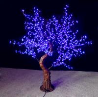 China Artificial Cherry Blossom Tree with LED Lights 1.8m 1152 LEDs IP65 Outdoor Decorative Tree for sale