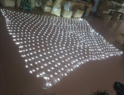 China Custom Made 220V 240V LED Net Lights 3m x 3m 900 LEDs Outdoor Christmas Decoration for sale