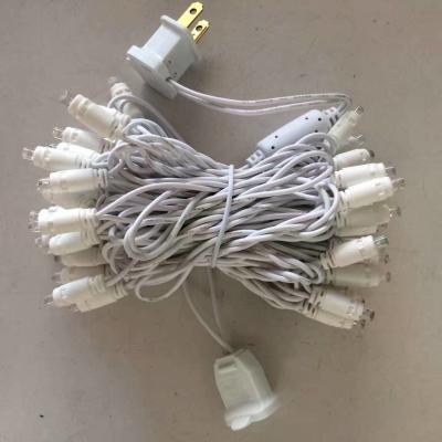 China 50 LED 5mm String Mini Lights 17ft 120V Outdoor Christmas Decoration for sale