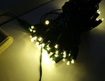China 5mm Wide Angle LED String Light 100 Bulbs 17ft 120V Outdoor Christmas Decoration for sale