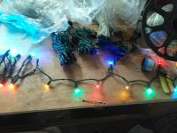 China 5mm LED Christmas Multi Color String Lights 100 Bulbs 120V 17ft Outdoor Waterproof for sale