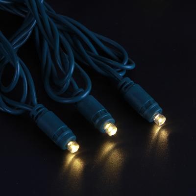 China 5mm LED Christmas String Lights 100 Bulbs 17ft 120V Multi Color Outdoor Decoration for sale