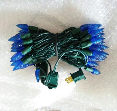 China C6 LED Christmas String Lights 100 Bulbs 17ft Outdoor Waterproof IP65 120V for sale